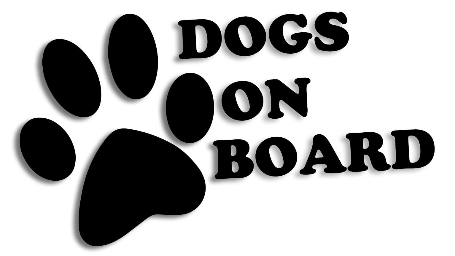 DOGS ON BOARD / psy na pokładzie Wklejki Naklejki